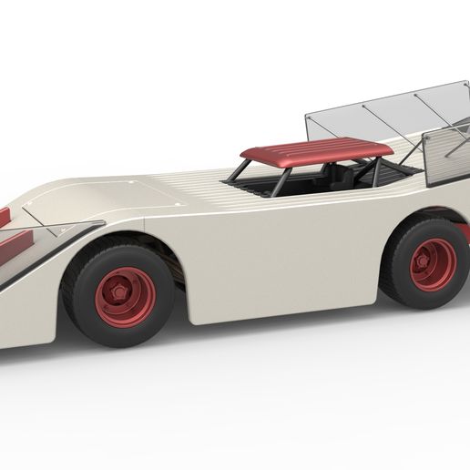 🏎️ Diecast Vintage Outlaw dirt late model race car Scale 1:25・ 3D File ...