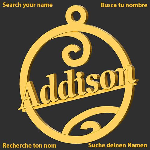 STL file Addison 🎄 ・Template to download and 3D print・Cults