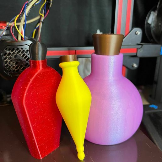 🧪 Potion Bottle Pack・ STL File for ・Cults