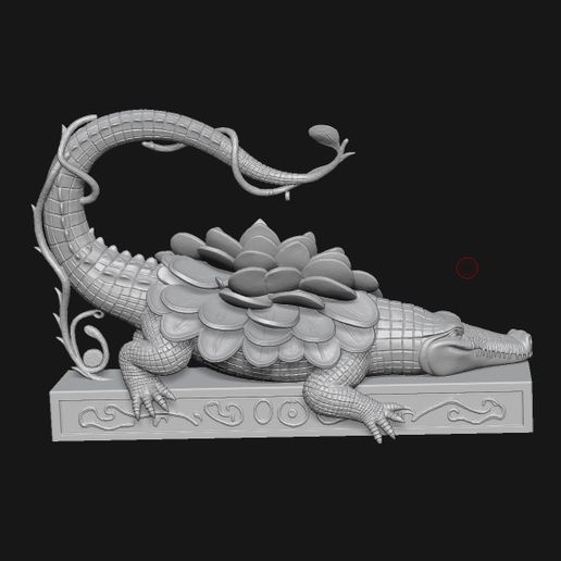 🐊 alligator・ STL File for 3D printing・Cults