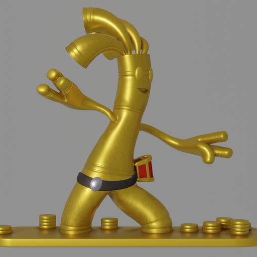 🐉 Gholdengo Pokemon・ STL File for 3D printing・Cults