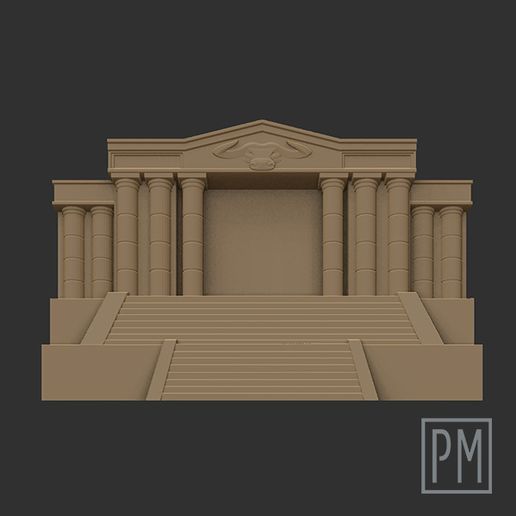 🌆 Saint Seiya - 12 Zodiac Temples STL Set (Scalable Diorama Model)・ STL File for 3D printing・Cults