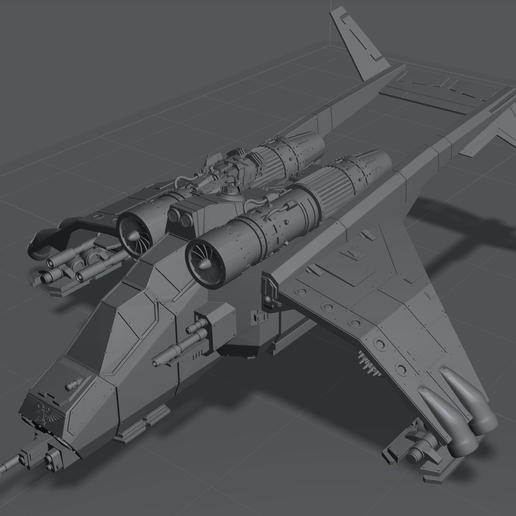 STL file Valkyrie Airborne Assault Carrier - Valkyrie Vendetta ️ ・3D ...