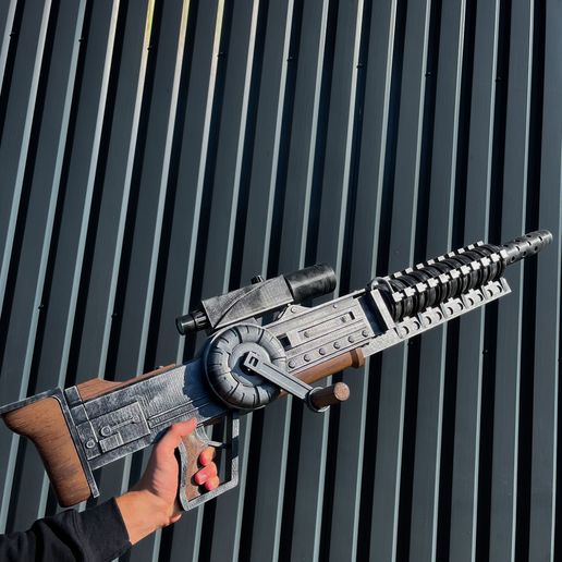 🆕 Prototype Gauss Rifle Prop Replica Fallout 3 New Vegas Gun Weapon ...