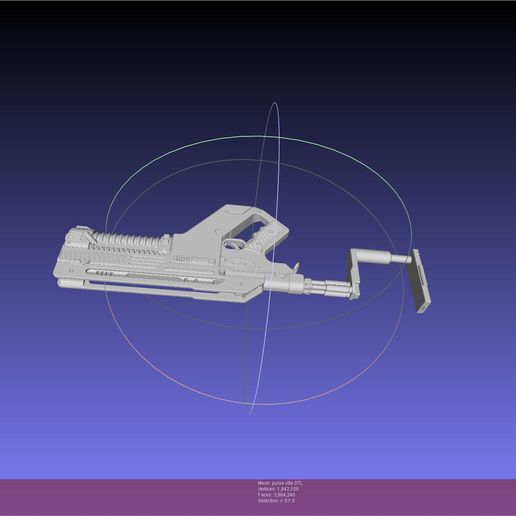 👽 Alien Romulus Pulse Rifle・ STL File for 3D printing・Cults