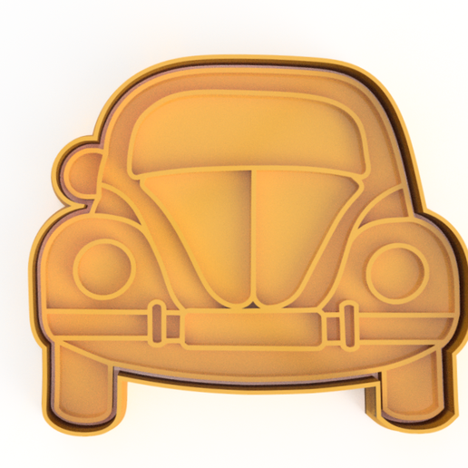 🪲 VW BEETLE COOKIE CUTTER・ STL File for ・Cults
