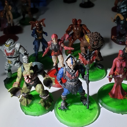 👽 The Horde - Miniature - Baseless・Free 3D File for ・Cults