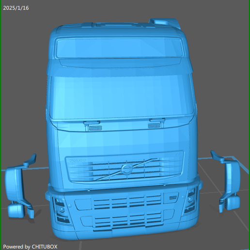 STL file volvo fh 2000 teto alto 🌆 ・3D printable model to download・Cults