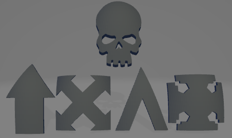 🛰 Space Marine Squad Icons Moulded Hard Transfers・Free STL File for ・Cults