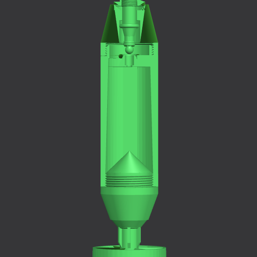 🐚 Type1(s) Impact Shell for 2" CO2 Airsoft mortars and Potato Canons ...