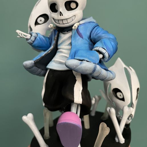 ♂️ Sans | Undertale.・3D Print with the Mars 4 3D printer・Cults