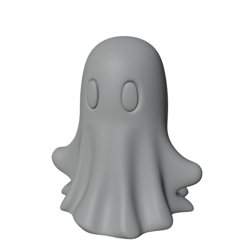 👻 Ghost – Simple 3D Printable Halloween Spirit Figure Statue・ STL File ...
