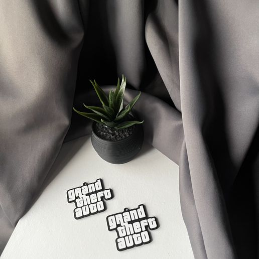 STL file GTA KEYCHAIN 🗝️ ・3D print model to download・Cults