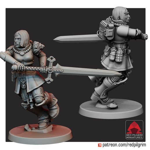 🎲 Swordmaster・ 3D File for ・Cults