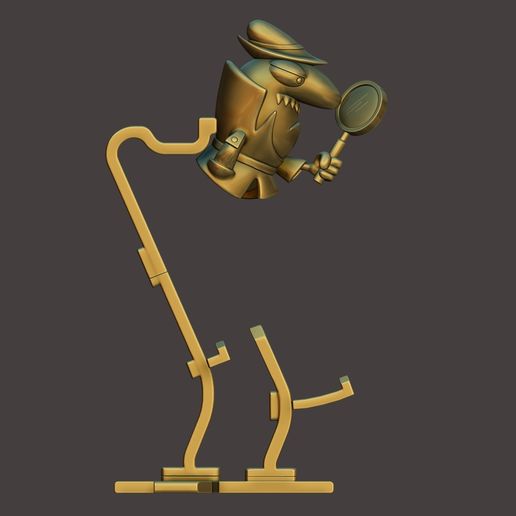 STL file Stand By Holder Multifuncional - Edición Inspector Clouseau 🎧 ...