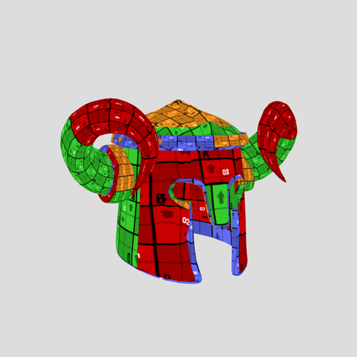 🪖 Horned Helmet・ STL File for ・Cults