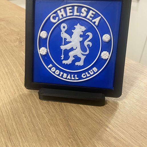 ⬆️ Chelsea FC logo to put up・ STL File for 3D printing・Cults