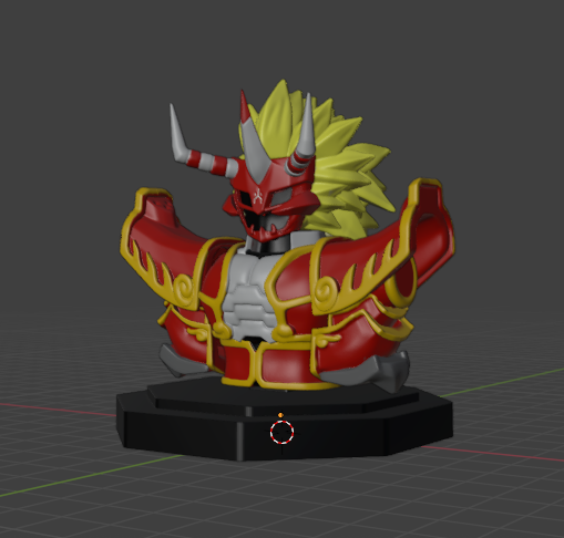 🐉 Agnimon Digimon Frontier Human Spirit・ STL File for 3D printing・Cults