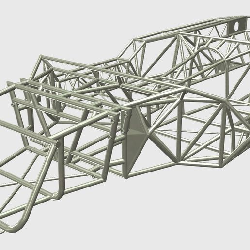 🛰 Lamborghini Countach space frame chassis・ STL File for 3D printing・Cults