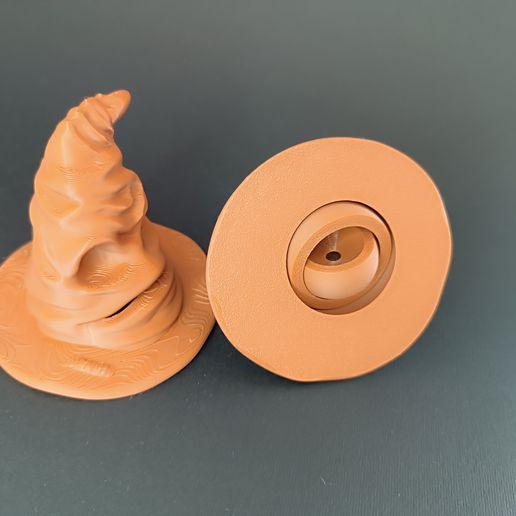 🎩 Hogwarts Sorting Hat Fidget Spinner・Free STL File for 3D printing・Cults