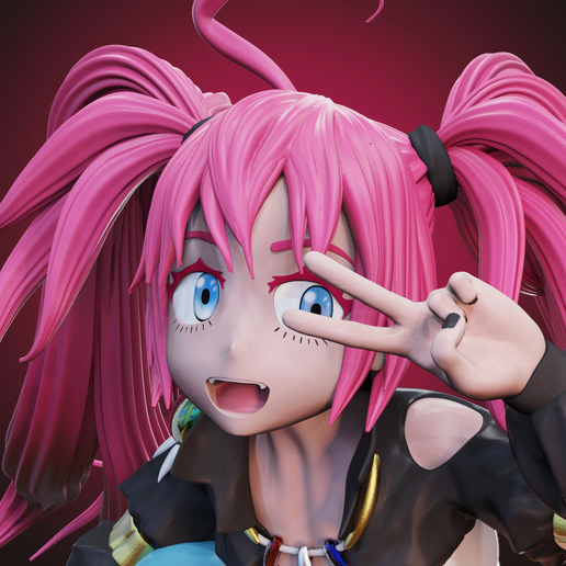 3D file Milim Nava 👧 ・Template to download and 3D print・Cults