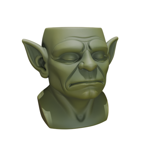 👺 Yoda Goblin Planter – Star Wars Jedi Goblin Flower Pot – STL and GLB ...