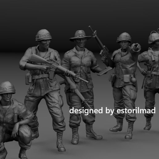 🇻🇳 AMERICANS VIETNAM RADIO OPERATOR TEAM・ STL File for 3D printing・Cults