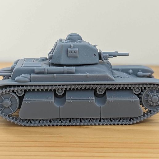 3D file Light Tank Renault R40 (France, WW2) 🪖 ・Model to download and ...