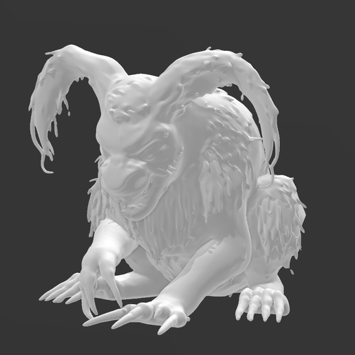 STL file Monster rabbit, demon rabbit 👹 ・3D printer model to download・Cults