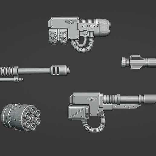 🆕 New imperial armoured sentinel model・Free 3D File for ・Cults