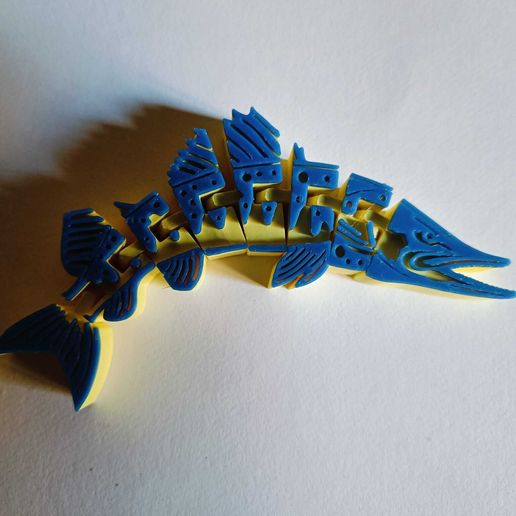 🐠 FLEXI RIVER PIKE・ STL File for 3D printing・Cults
