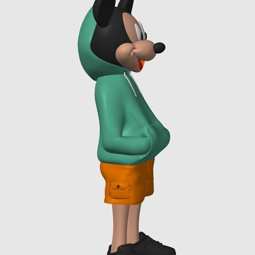 STL file Mickey Mouse ( MULTIPARTS ) 🐁 ・3D printing idea to download・Cults