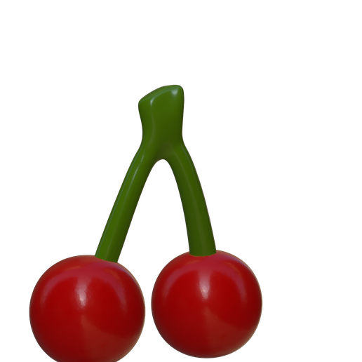 🍒 Simple Cherries・Free STL File for 3D printing・Cults