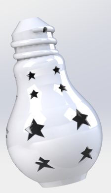 Archivo STL Luminaria en forma de Lampara 🪞 ・Objeto para impresora 3D ...