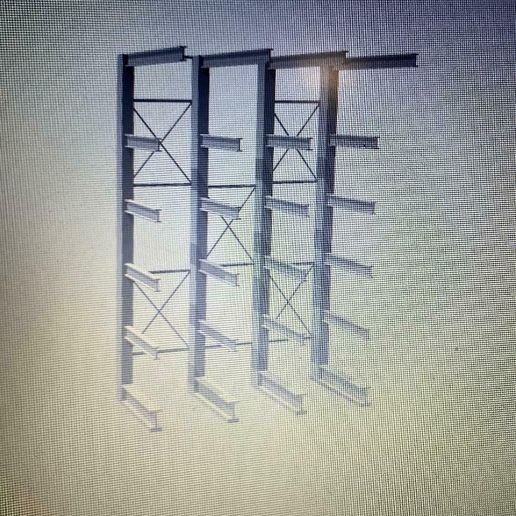 STL file O Gauge Lumber Rack 🚂 ・3D printing template to download・Cults