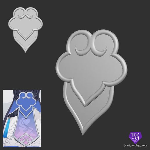 ⭐ Baiheng Honkai: Star Rail cosplay accessories set STL 3dmodel files ...