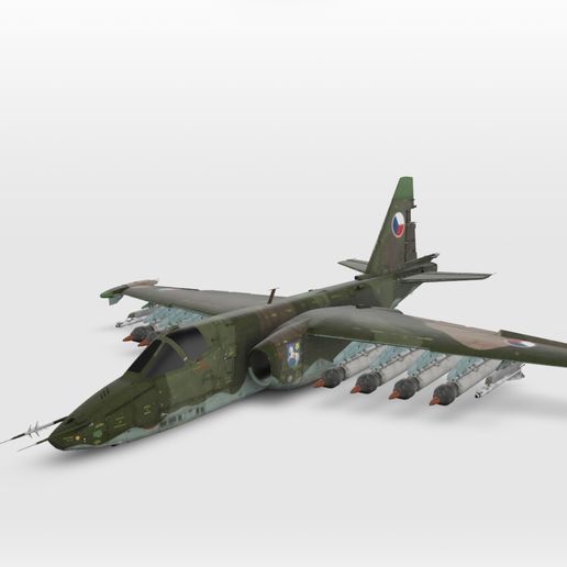 🏢 Su-25 Frogfoot・ STL File for 3D printing・Cults