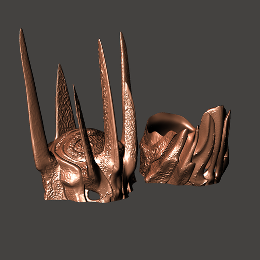 🪖 Sauron Cosplay Helmet - wearable 1:1 scale Lord of the Rings LOTR ...