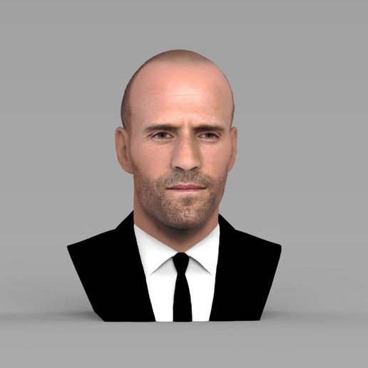 👤 Jason Statham bust for full color 3D printing・ STL File for 3D ...