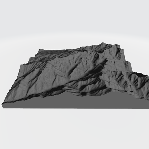 STL file 🗻 Mont Cinto (Corse - France) 3D Map ・3D printable model to ...