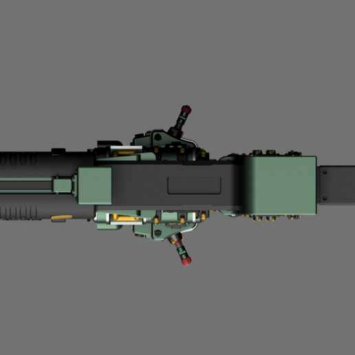 🔫 Cyberpunk Weapon THK-B6・ 3D File for 3D printing・Cults