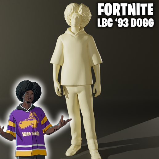 Файл STL Snoop Dogg 93 Inspired SKIN FORTNITE FIGURE 🦸 ・Модель для ...