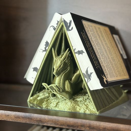 📚 Book Wyrm Page Holder・ STL File for 3D printing・Cults