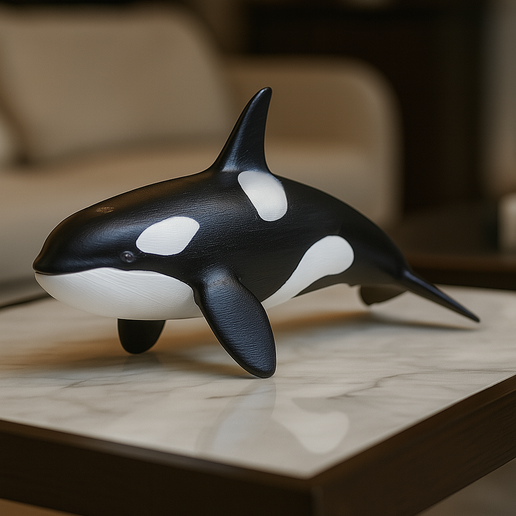🐳 Minimalist Orca Whale - 3D Model for Printing・ STL File for 3D ...