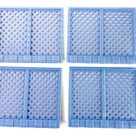 🚧 Compound Metal Fence・ 3D File for 3D printing・Cults