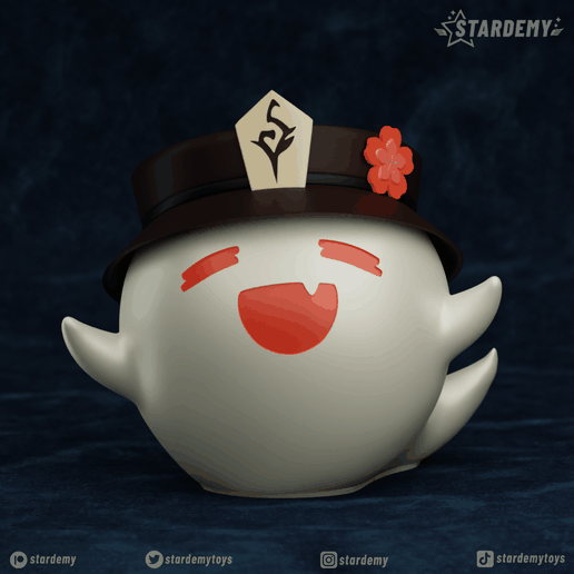 🔦 Boo Tao Genshin Impact Hu Tao Night Lamp・ 3D File for ・Cults