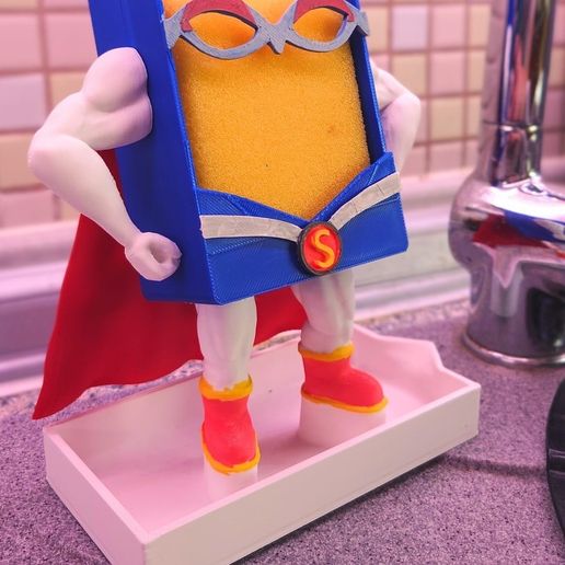 🧽 The super sponge - A super holder for your kitchen sponge・ STL File ...