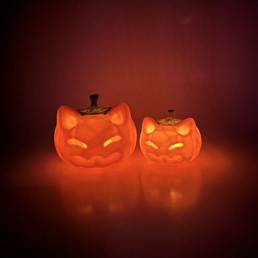 simple cat jack o' lantern