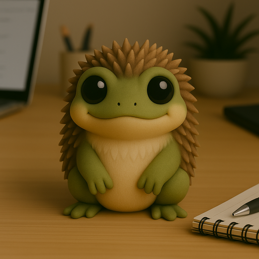 👾 Froggehog - Hybrid Creatures Collection・ 3D File for 3D printing・Cults