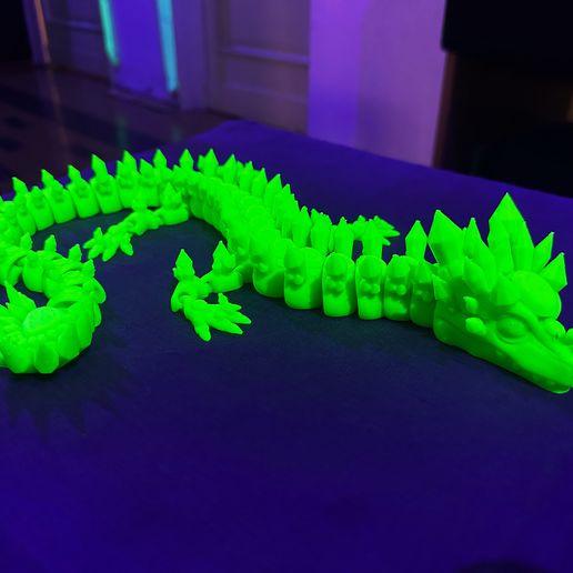 3D printable Diamond dragon articulated • made with FLSUN SUPER RACER・Cults